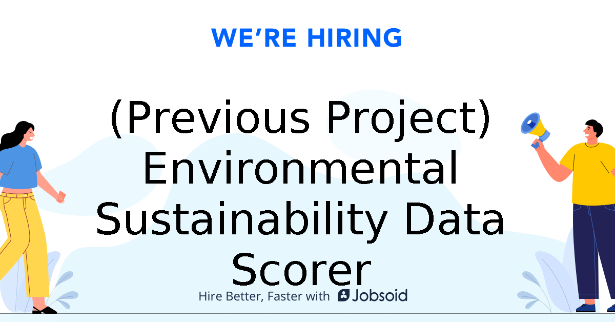 (Previous Project) Environmental Sustainability Data Scorer - Incite ...
