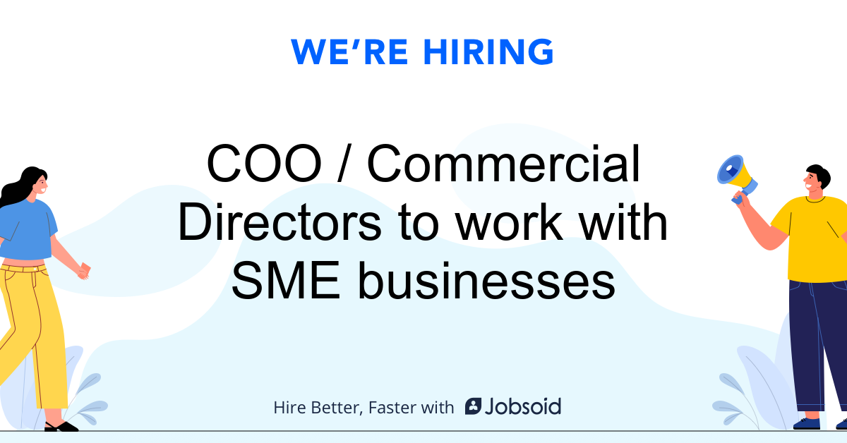 COO / Commercial Directors to work with SME businesses - Evoke Management