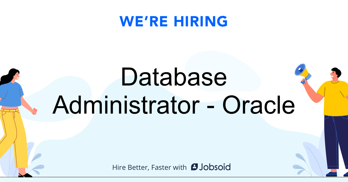 Database Administrator - Oracle - sirmaindia