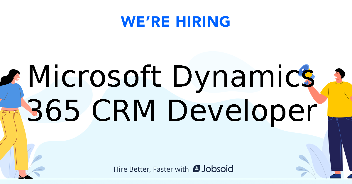 Microsoft Dynamics 365 CRM Developer - WebBeds