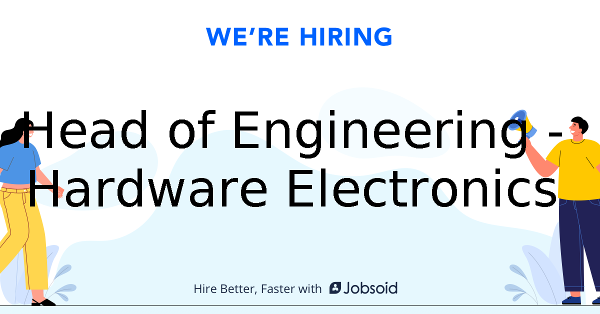 Head of Engineering - Hardware Electronics - Eddytec