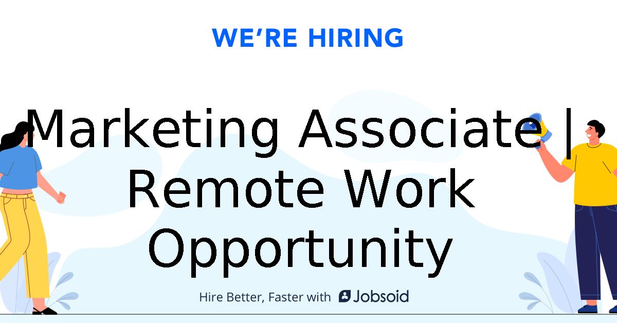 Marketing Associate | Remote Work Opportunity - Edge Tutor