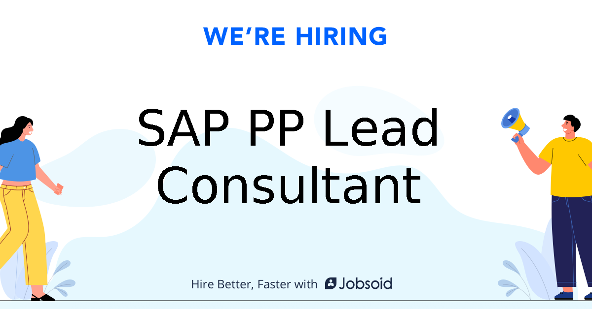 SAP PP Lead Consultant - IT Resonance Inc