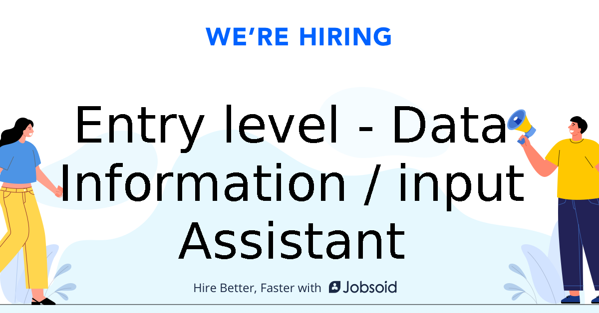 Entry level - Data Information / input Assistant - Wadley Donovan ...