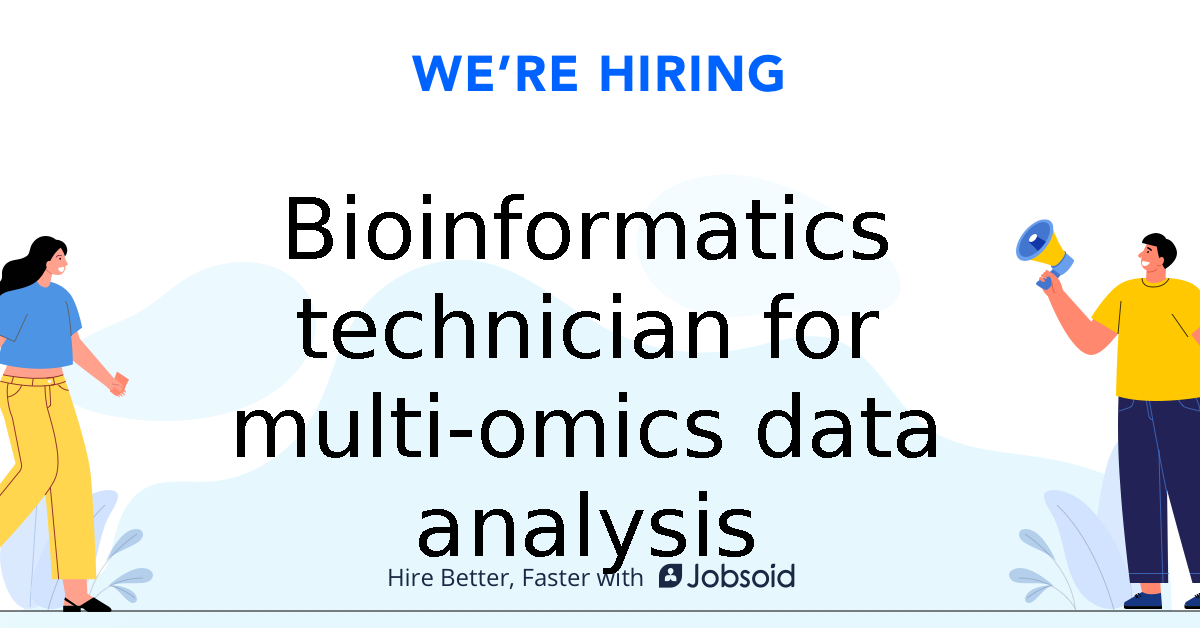 Bioinformatics technician for multi-omics data analysis - VIB