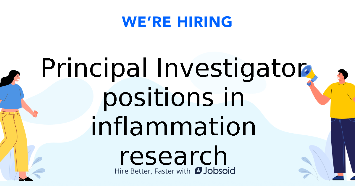 Principal Investigator positions in inflammation research - VIB