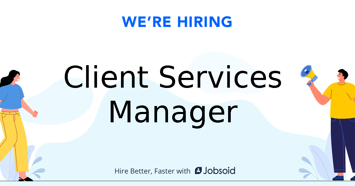 Client Services Manager - PDS Consulting Of Morristown